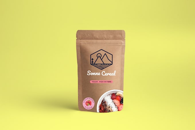 Design professional pouch packaging label and mockup by Judithmajoro ...