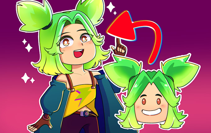 Draw your roblox or minecraft character to my art style by Donnutt | Fiverr