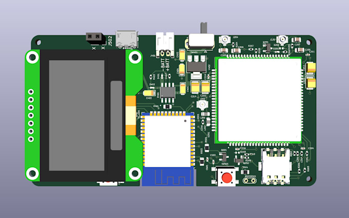 Design circuit and pcb layout using altium ,kicad and easyeda by Omor ...