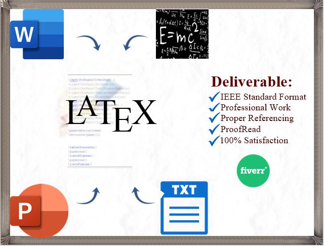 Convert any documents into word or latex by Syedhumza012 | Fiverr