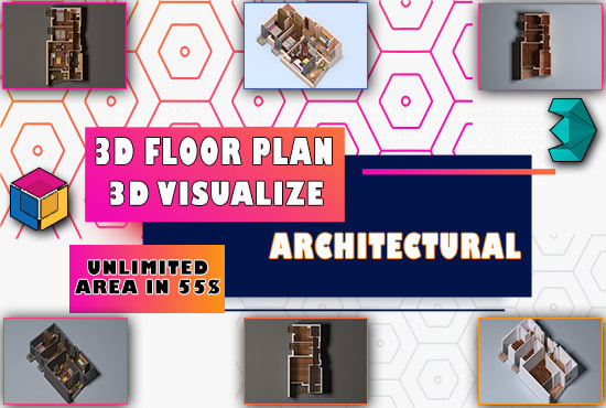 Model 3d layout and 2d layout by Shayyana87 | Fiverr