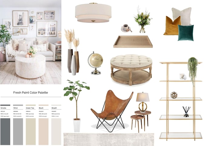 Create a concept board by Kbinteriors | Fiverr