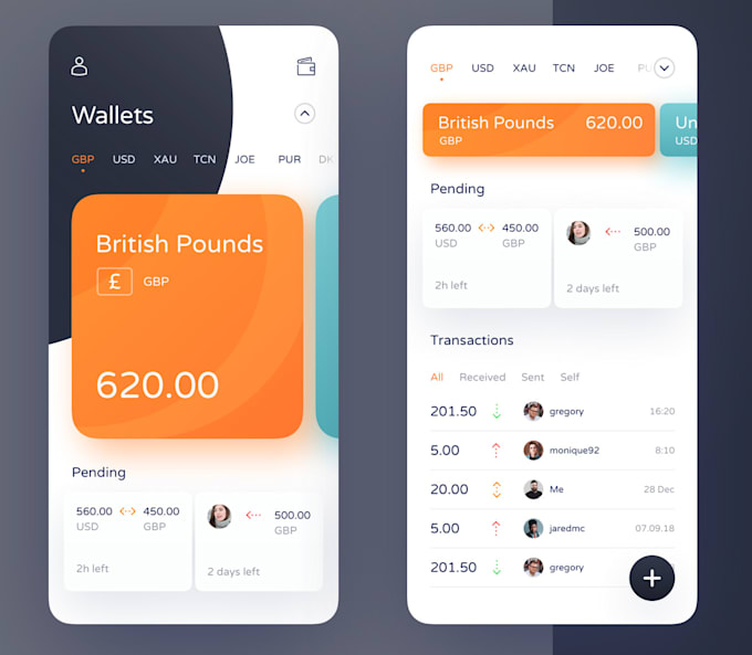 Design unique mobile app ui screen by Mtahir_architec | Fiverr
