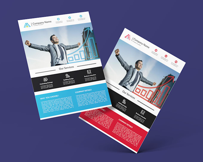 Design a one page full color unique flyer by Hridoysaha258 | Fiverr