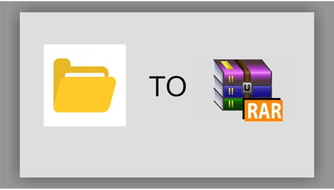 Convert your folder to winrar by Aidil_fitra_m | Fiverr