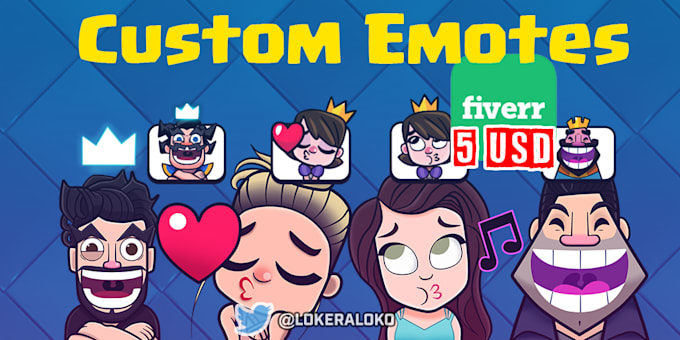 Clash royale custom emotes by Lokeraloko | Fiverr