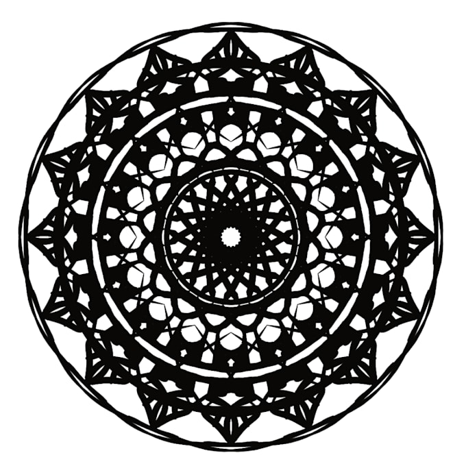 Custom mandala, original design by Nekocatharsis | Fiverr