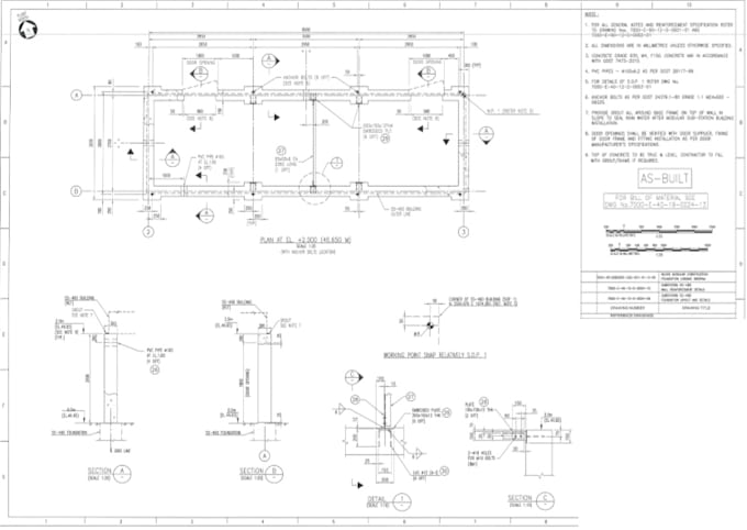 Deliver professional quality checked civil construction drawings by ...