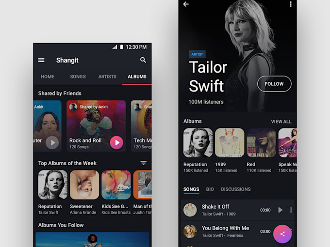 Design best android app by Naskh_design | Fiverr