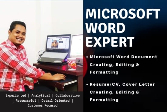 Format, edit, design, create microsoft word document by Oblibion | Fiverr