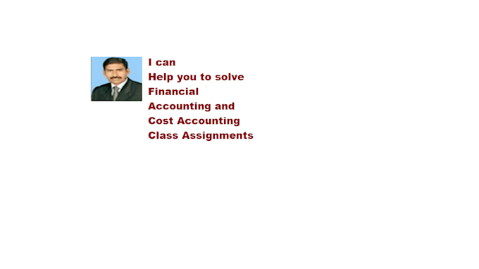 Solve financial and cost accounting class assignments by Tanviracma ... Solve financial and cost accounting class assignments by Tanviracma ...