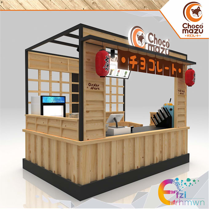 Create 3d trade booth,exhibition stand,stall,booth,kiosk by ...