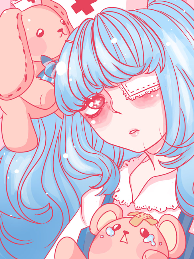 Draw anything in an anime art style by M00nmask | Fiverr