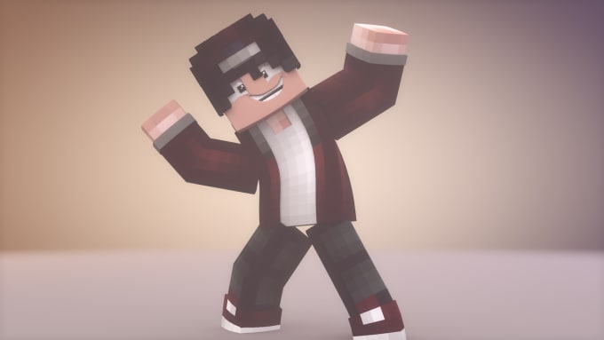Rig extruded your skin of minecraft by Chryzgraphics | Fiverr