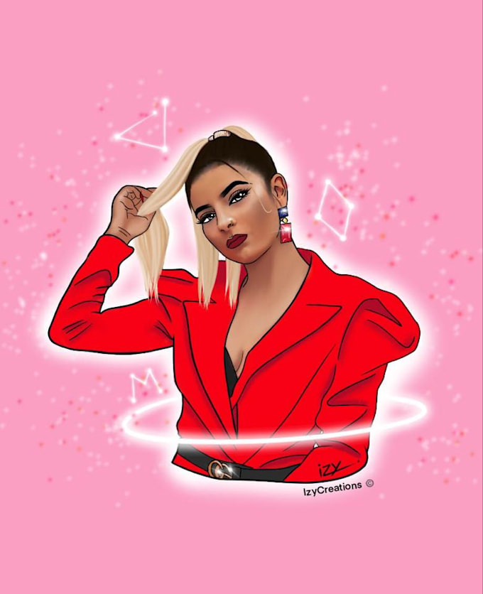 Share with you my talent for digital drawing of people by Izycreations ...