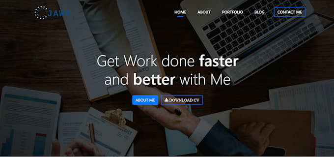 Develop responsive html website with bootstrap and php by Jaws_studio ...