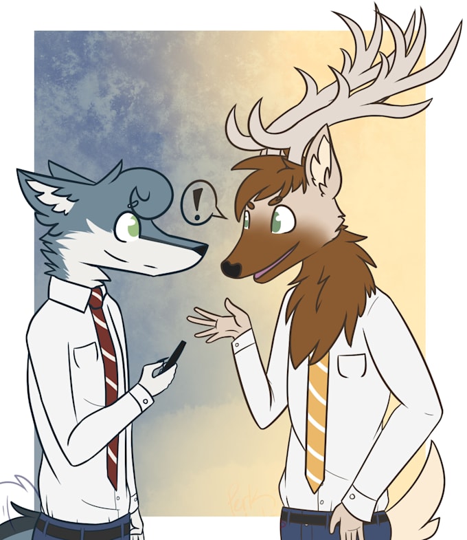 Draw your own character by Perkaholic_ | Fiverr