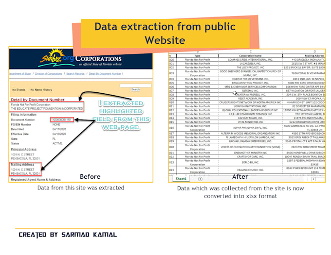 Do web scraping, data mining using python by Sarmadkamal26 | Fiverr