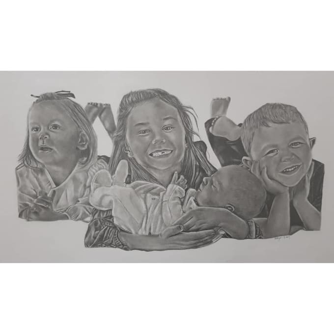 Draw graphite hyper realistic portraits by Akrtworkportait | Fiverr Draw graphite hyper realistic portraits by Akrtworkportait | Fiverr