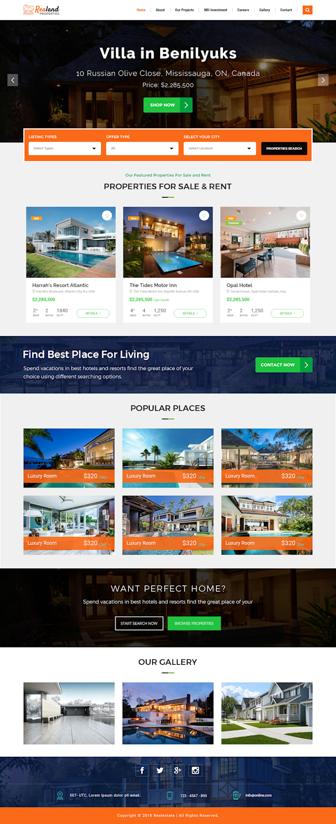 Create professional website template by Ayan1986 | Fiverr