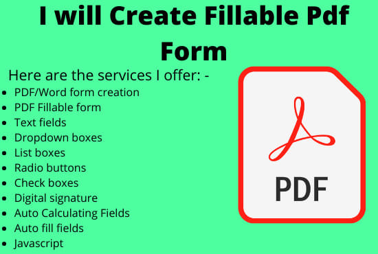 Pdf Fillable Form Text Box - Printable Forms Free Online