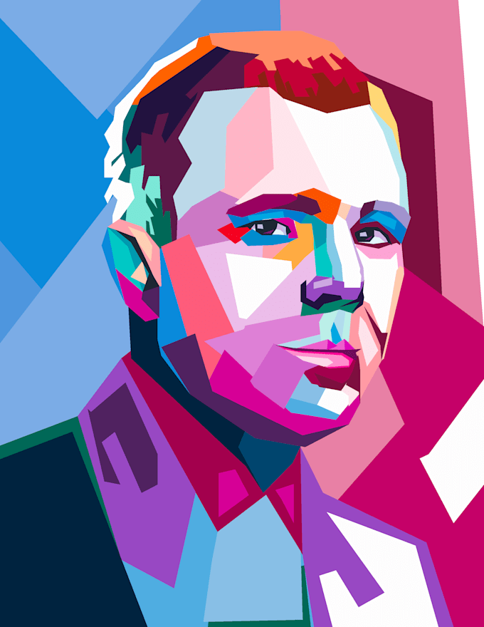 Draw your photo into wpap style illustration by Kevinregan | Fiverr