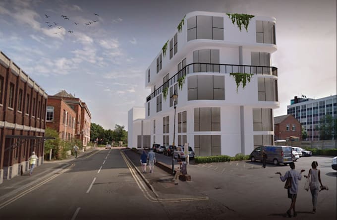 Create 3d exterior photoshop renderings by Mohamedhazem1 | Fiverr