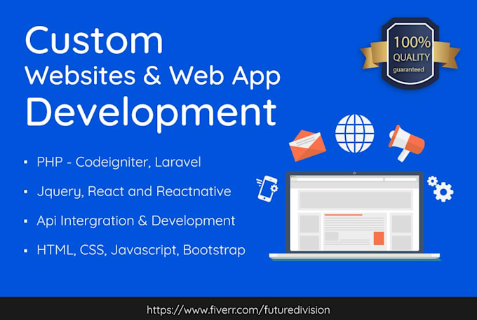 Develop A Custom Website In Php Using Laravel Or Codeigniter By Futuredivision Fiverr