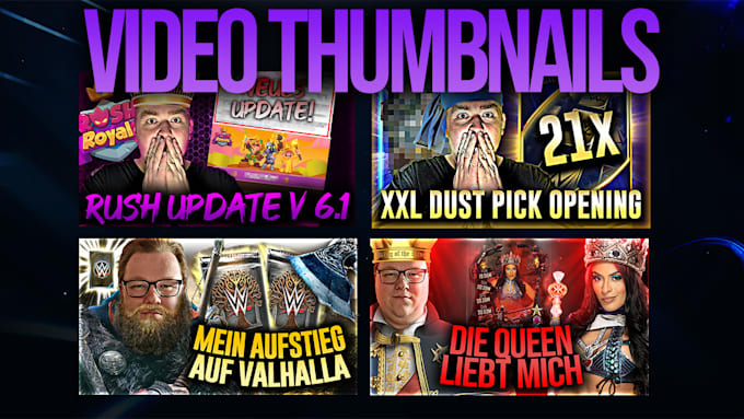 Create a creative and funny thumbnail by Xfeelin | Fiverr