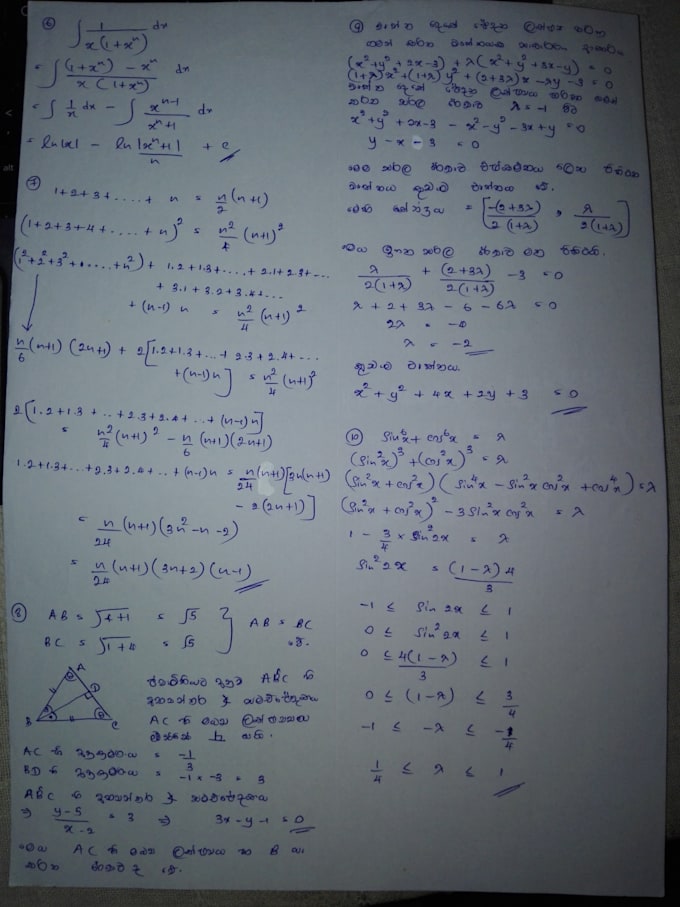 Assist you in mathematics related problems by Mathstutorworld | Fiverr