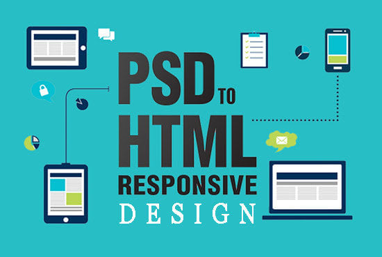 Convert your psd into a responsive html website by Barimehdi77 | Fiverr