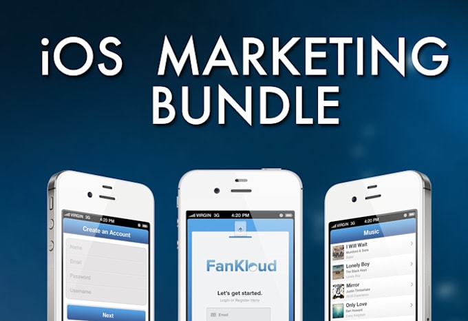 Send you an amazing bundle pack for marketing and developing an ios app by Karlobrien | Fiverr