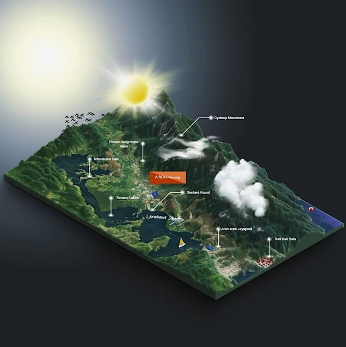 Create 2d and 3d terrain and contour and information map by Jerrijrf ...