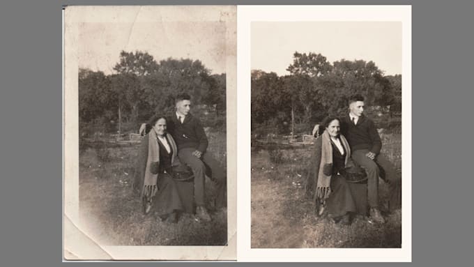 Restore old scanned photos by Kayovk | Fiverr