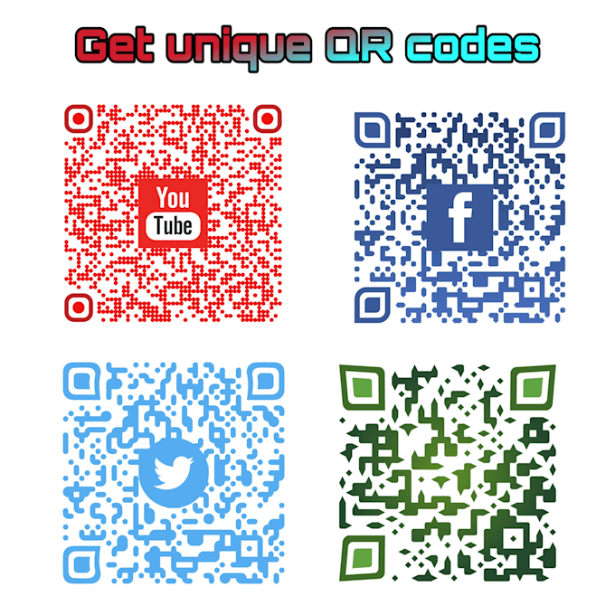 Provide professional unique qr code design by Raghvendra01 | Fiverr