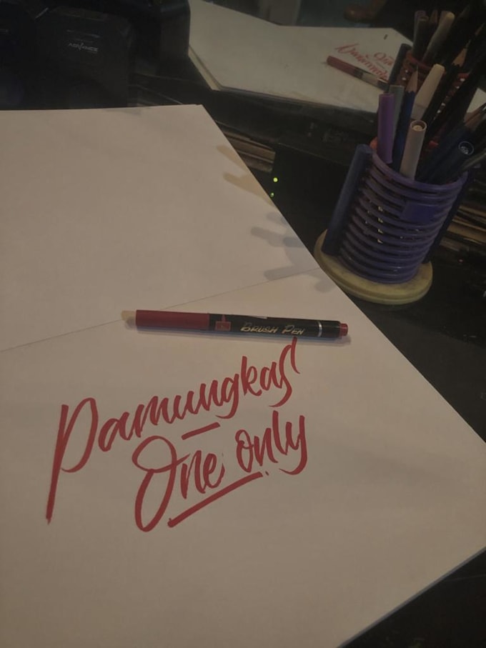 Write your name with good hand lattering by Milkitaee | Fiverr