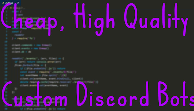 Make a cheap, quality discord bot for you by Itrqxx | Fiverr