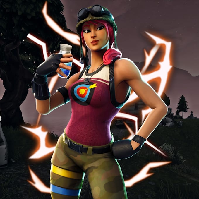 Make for you fortnite profile picture logo with your name by Azat ...