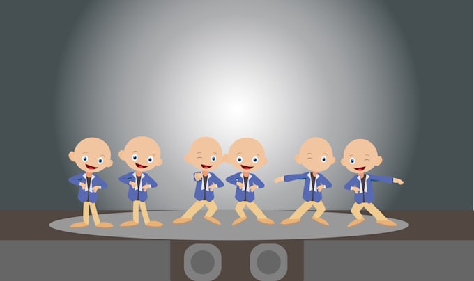 Chibi dance,happy and 2d visual by Irulaja | Fiverr