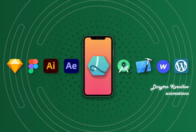 Create A Lottie Animation For You By Dmytrokorolkov Fiverr