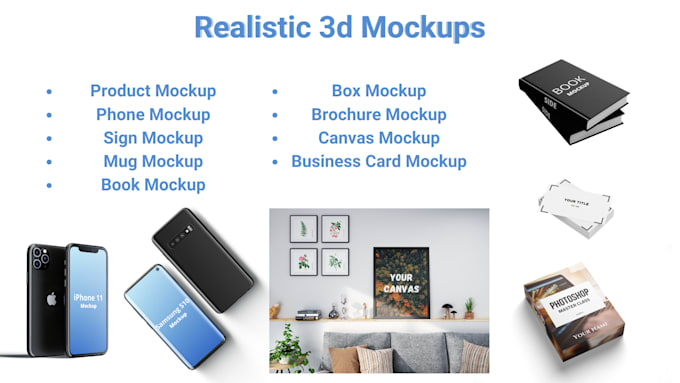 Create you a 3d mockup by Daily_designer_ | Fiverr