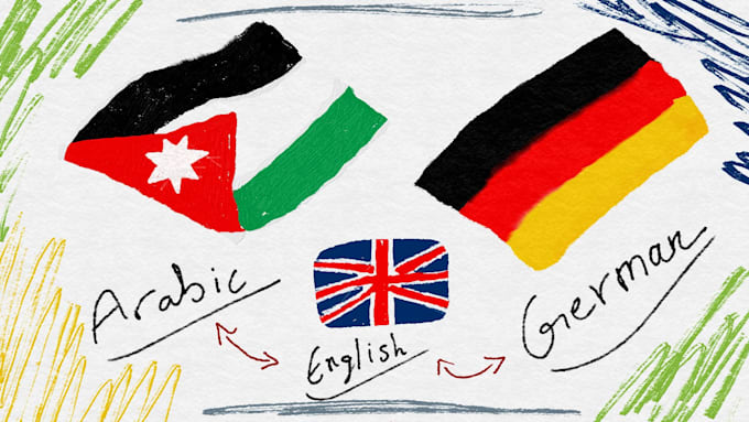Translate in which side in arabic german and english by Avrest90 | Fiverr