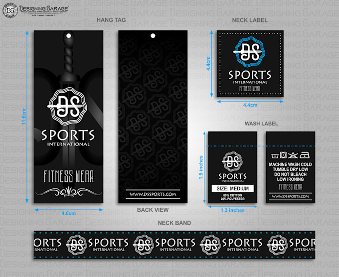 Design beautiful clothing labels, tags, barcode and size tag by ...