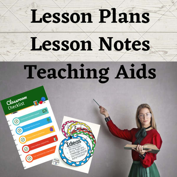 Make lesson plans and lesson notes with teaching aids by ...