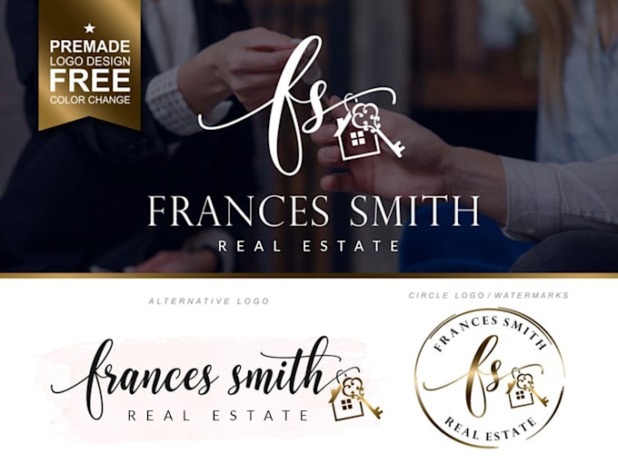 Make modern and elegant real estate signature logo design by Gre8_l0g0 ...