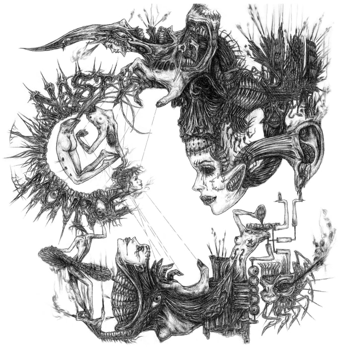 Illustrate your unique and absurd cd album cover by Mahahahax | Fiverr