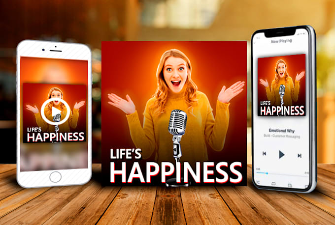 Design professional and eye catching podcast cover art by ...