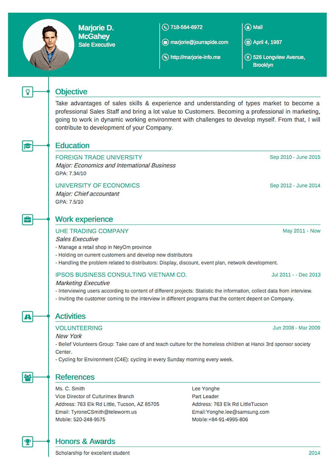 Create or enhance you cv and cover letter which will get you hired by Shehryarchamdia | Fiverr