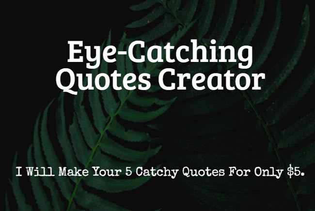 Create catchy quote designs by Franco0295 | Fiverr