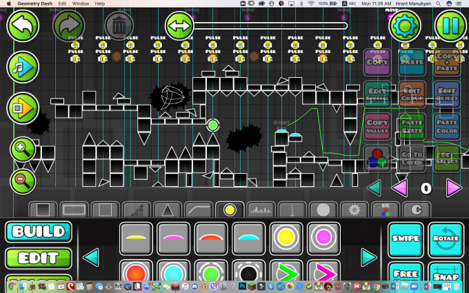 Make a geometry dash layout for you by Nothrnt | Fiverr